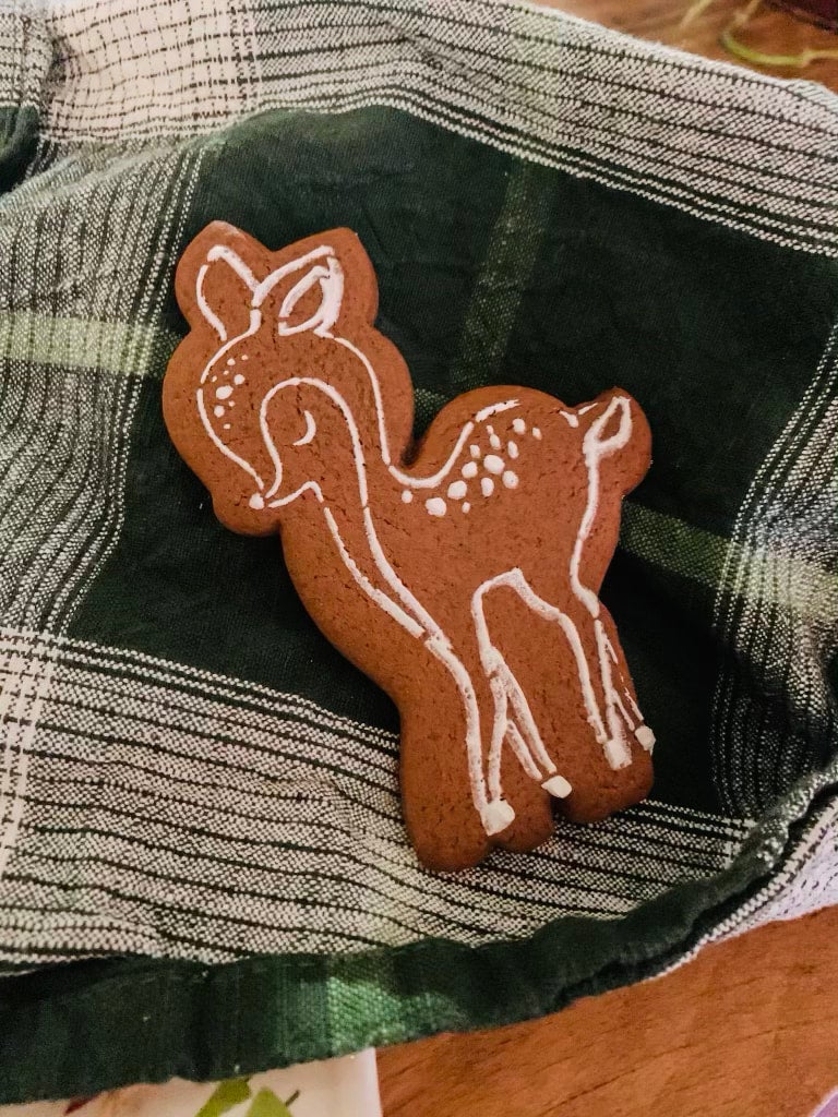 Gingerbread Deer Cookie | Nashville Sweets